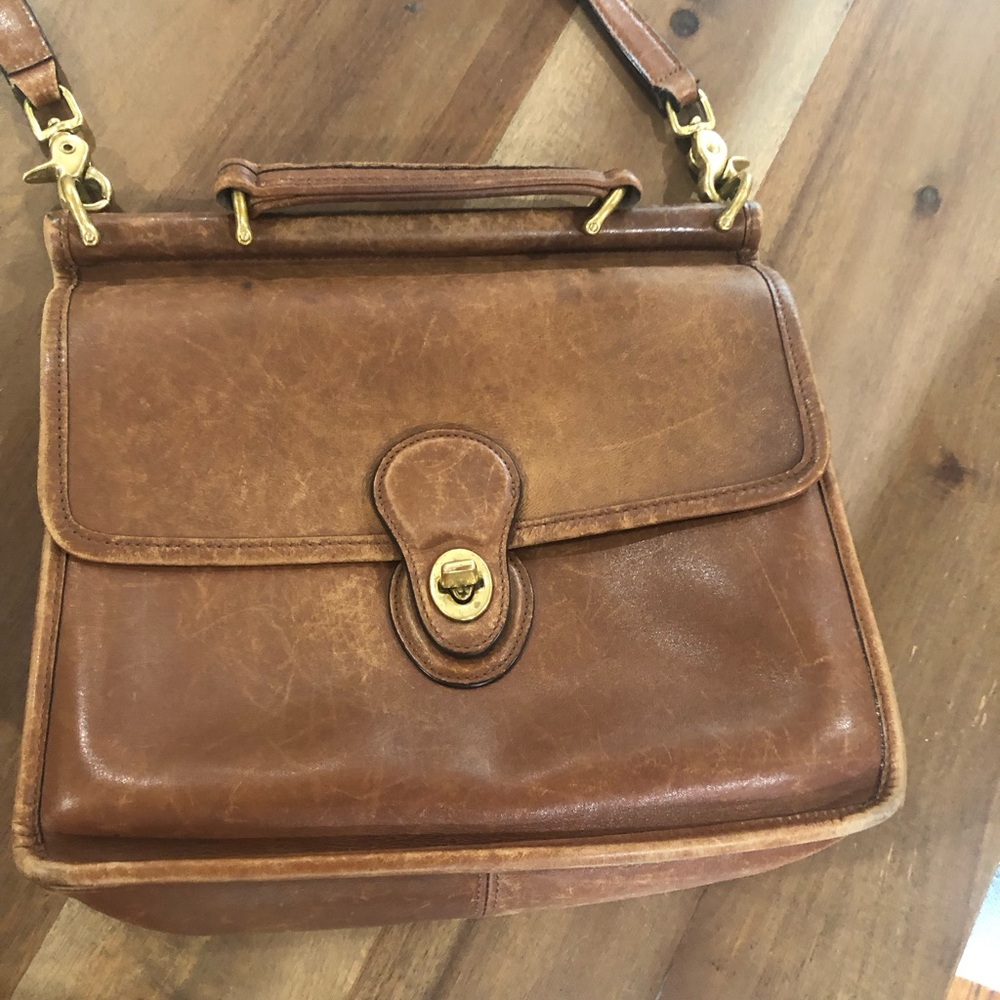 Coach Willis 9927 British Tan Bag - Gem